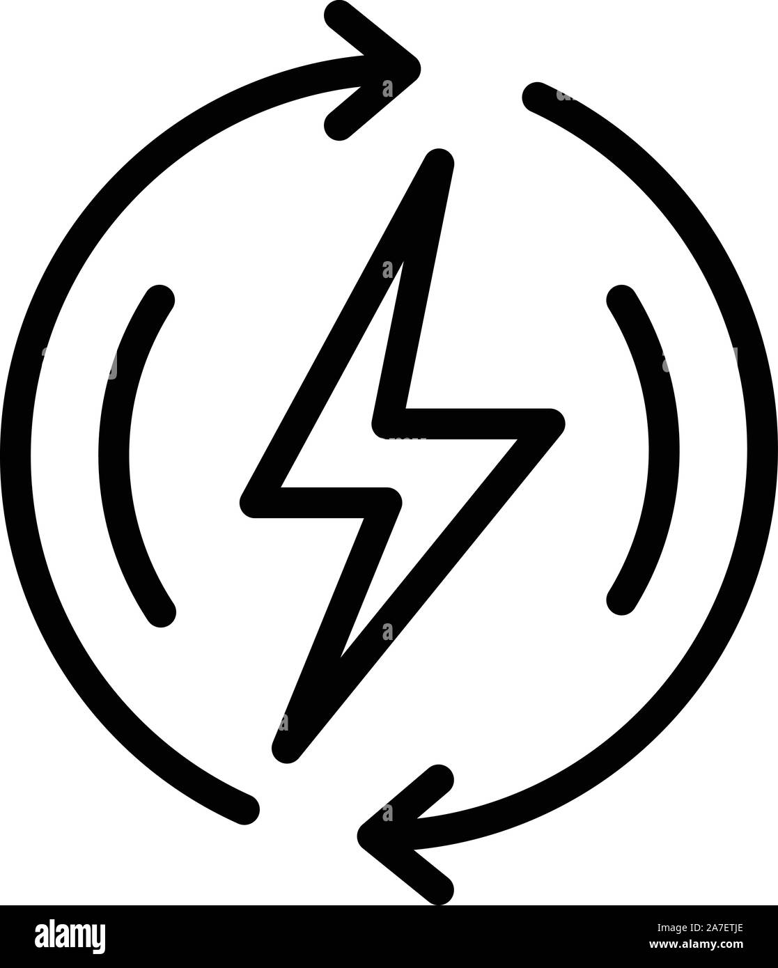 Power energy icon, outline style Stock Vector Image & Art - Alamy