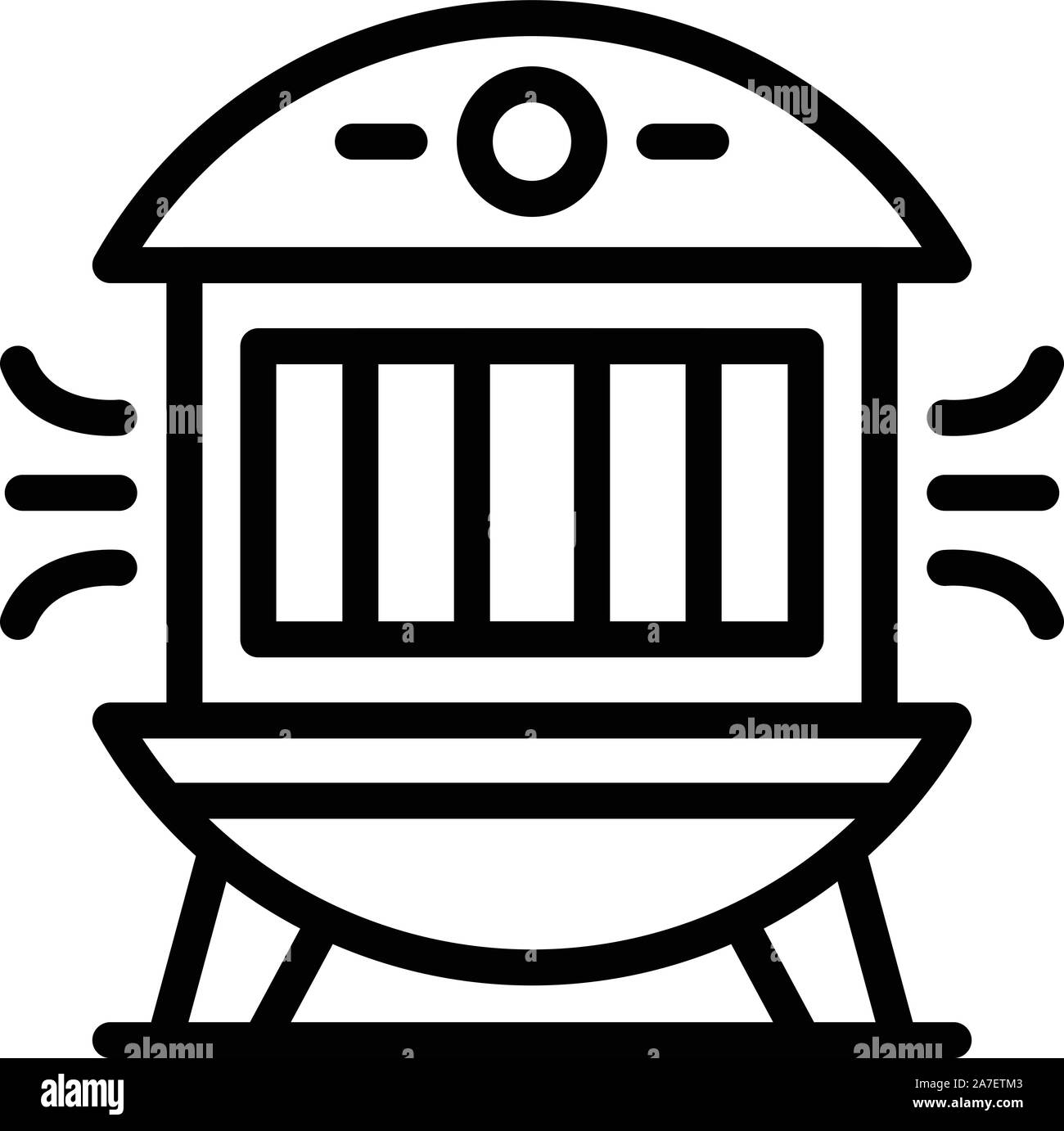 Modern air purifier icon, outline style Stock Vector Image & Art - Alamy