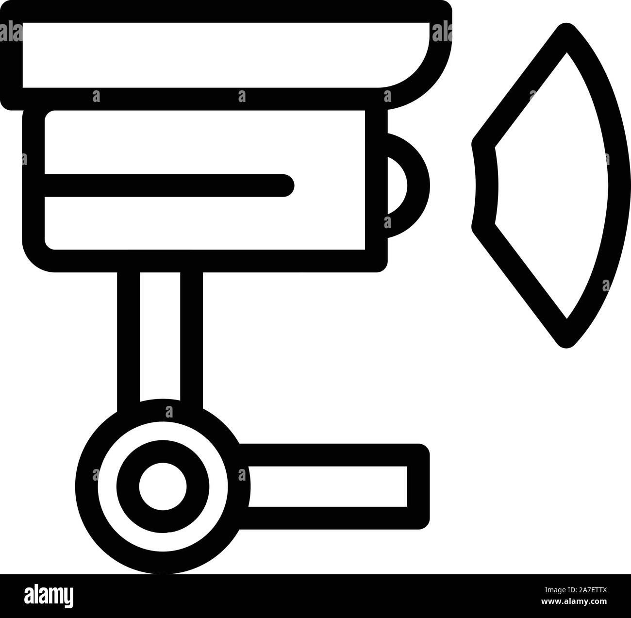 Security camera icon, outline style Stock Vector Image & Art - Alamy