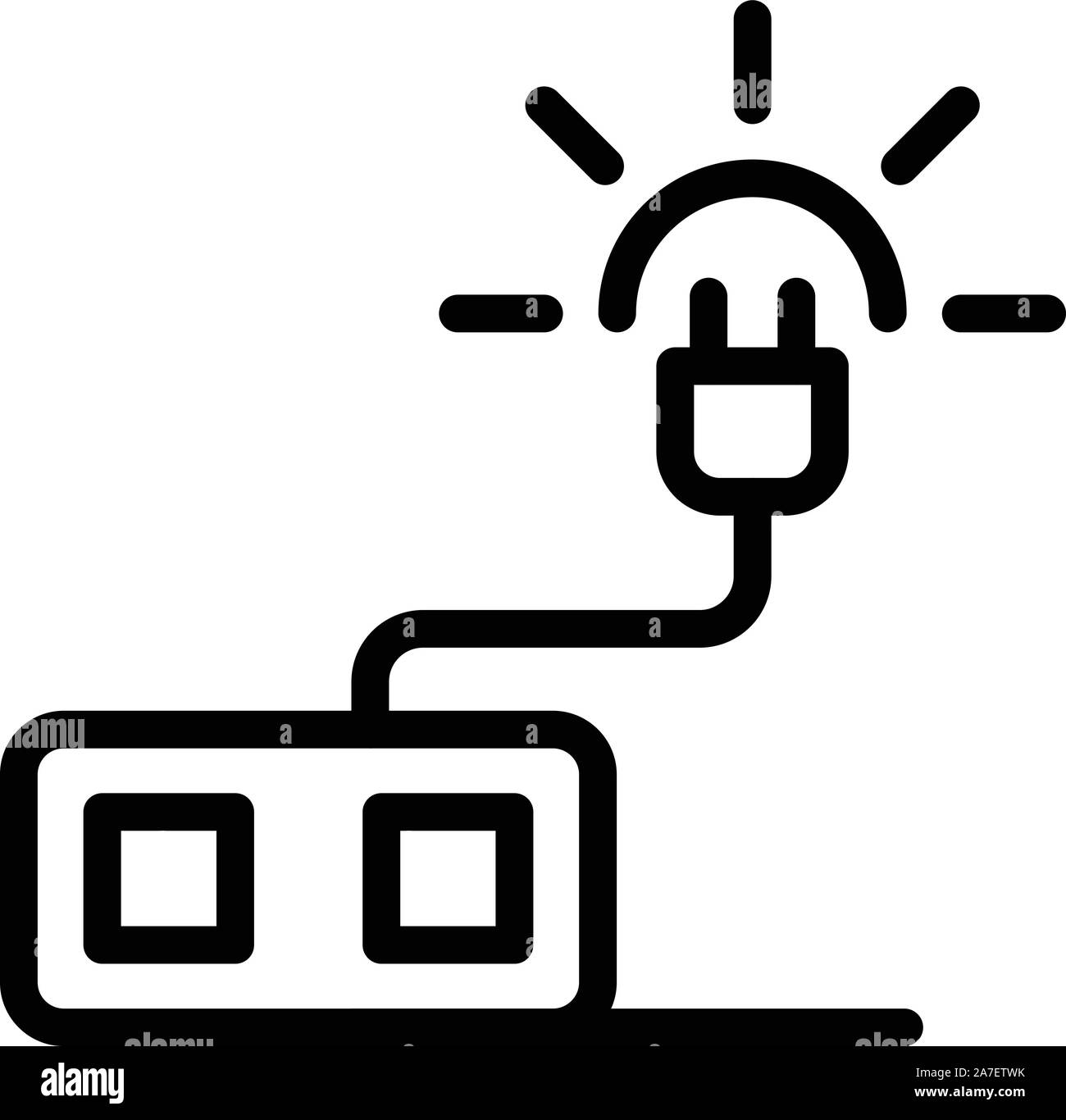 Hand charging plug electric Cut Out Stock Images & Pictures - Alamy