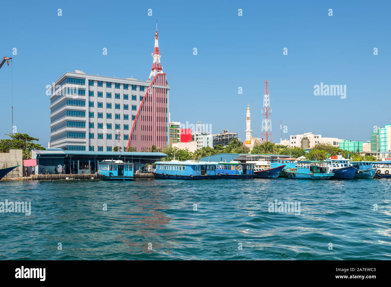 Male harbour in maldives hi-res stock photography and images - Alamy