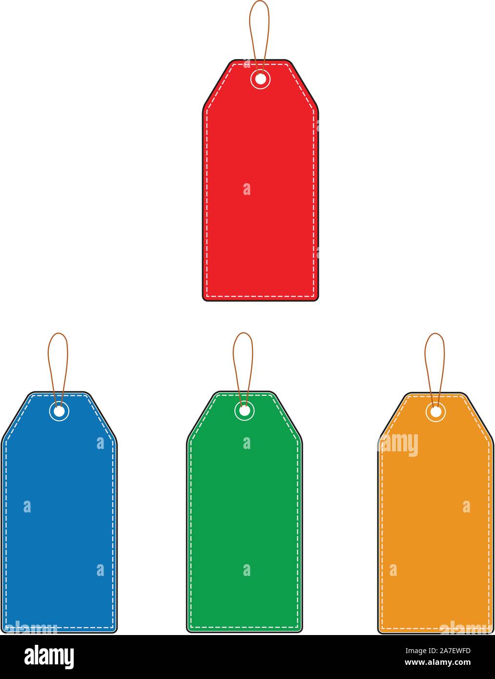 Price Labels Set Vector. price tag icon on white background. flat style ...