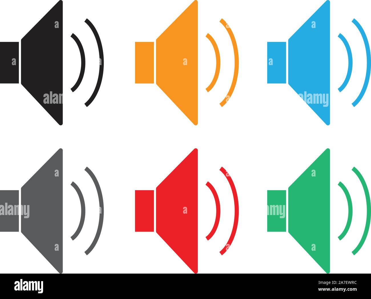 Loud speaker logo hi-res stock photography and images - Alamy