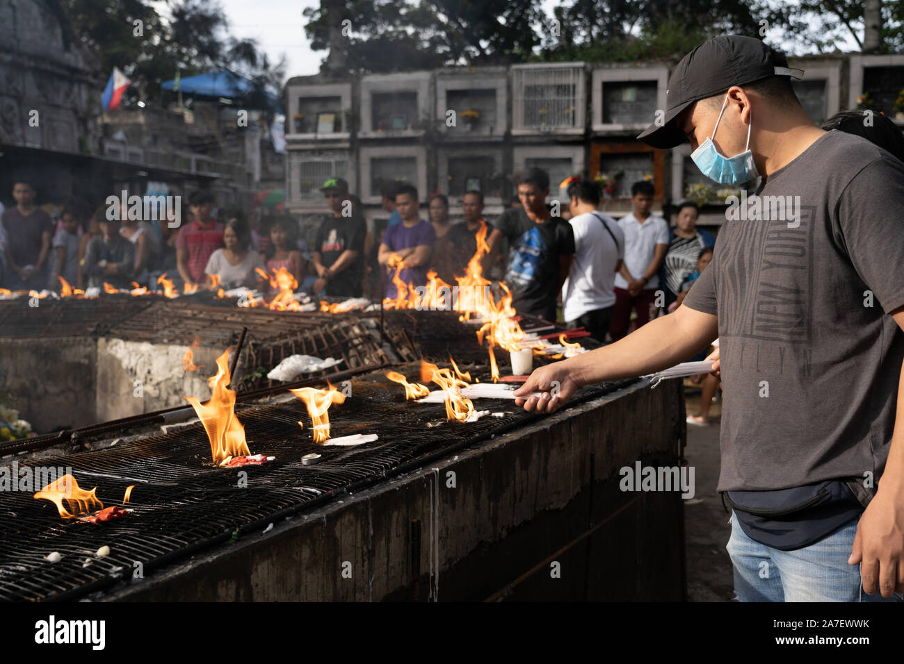 Calamba Cemetery,Cebu City,Philippines 1st November 2019. All Saints ...