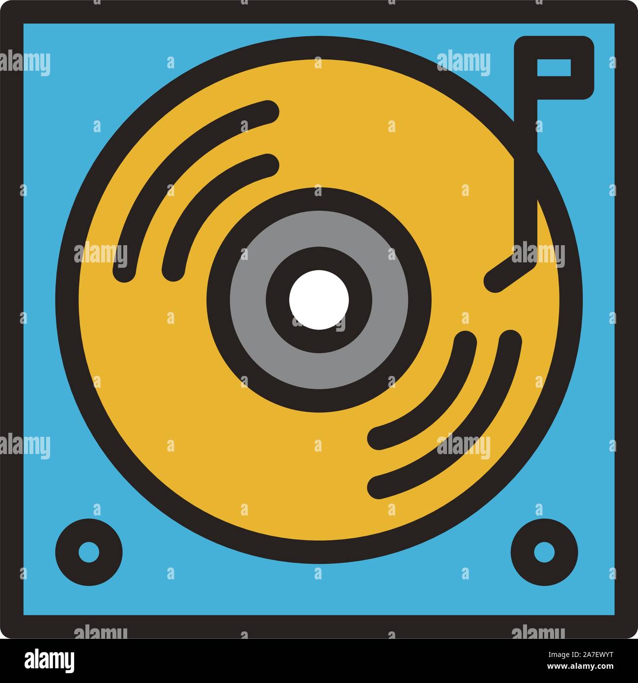 Isolated music vinyl vector design Stock Vector Image & Art - Alamy
