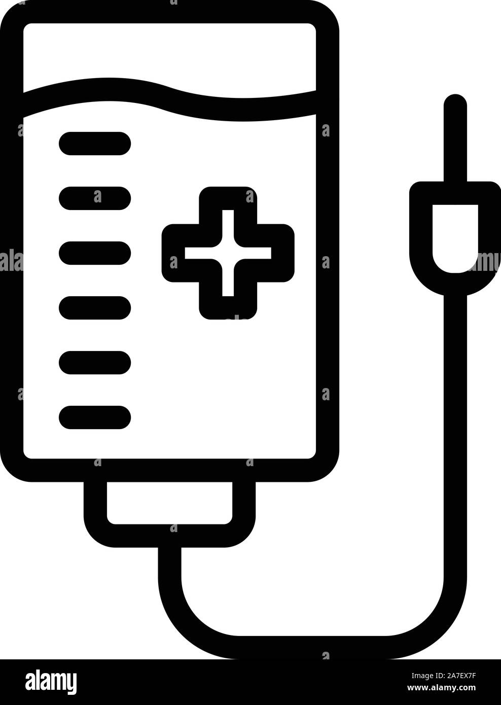 Blood package icon, outline style Stock Vector Image & Art - Alamy