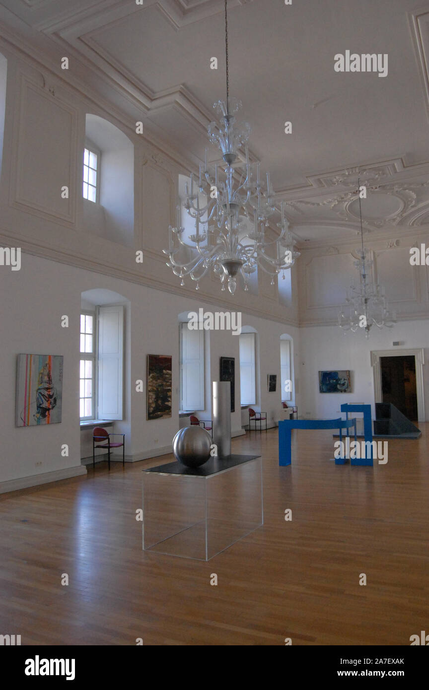 Baroque hall , corvey castle Stock Photo - Alamy