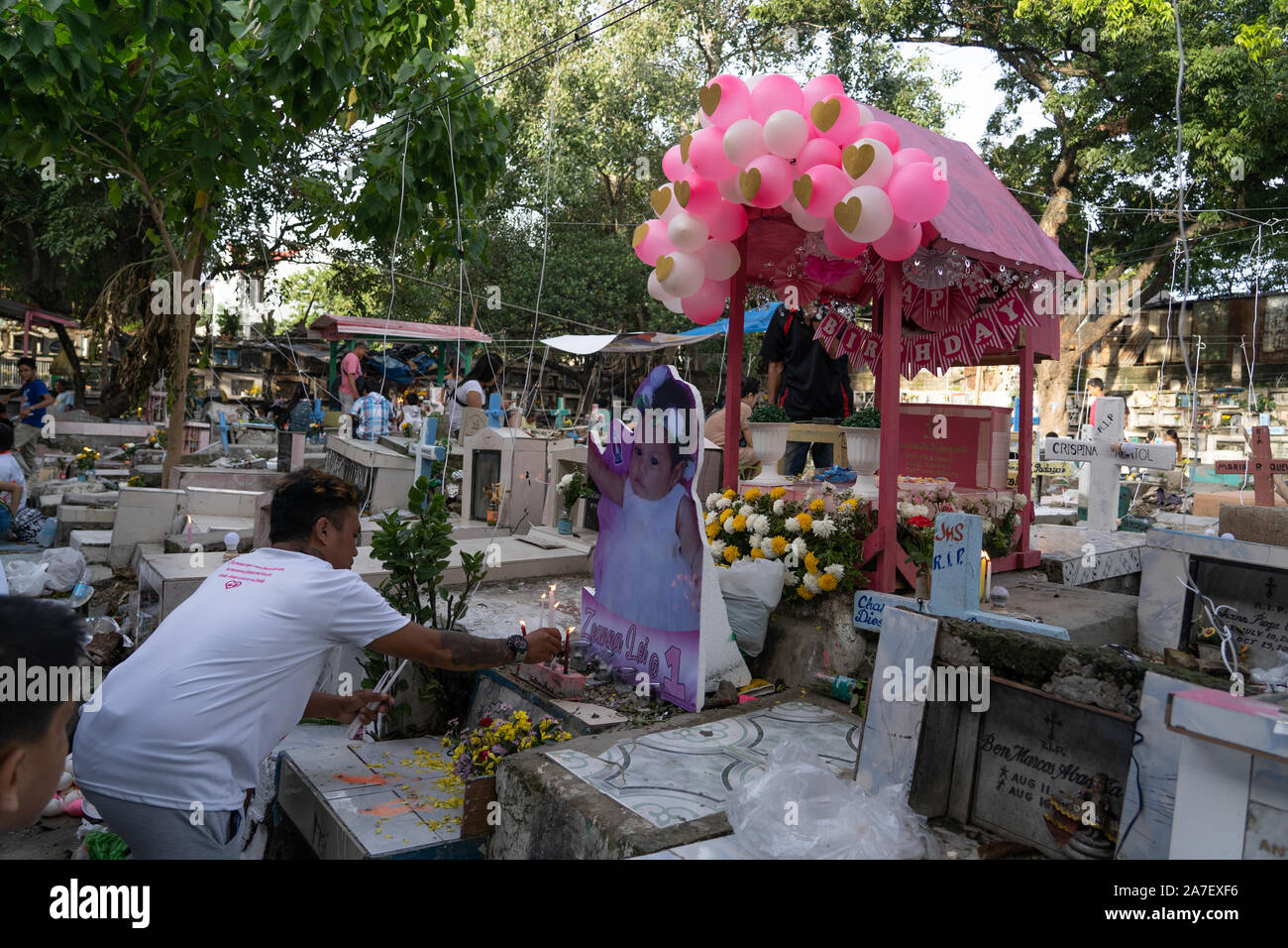 Calamba Cemetery,Cebu City,Philippines 1st November 2019. All Saints ...