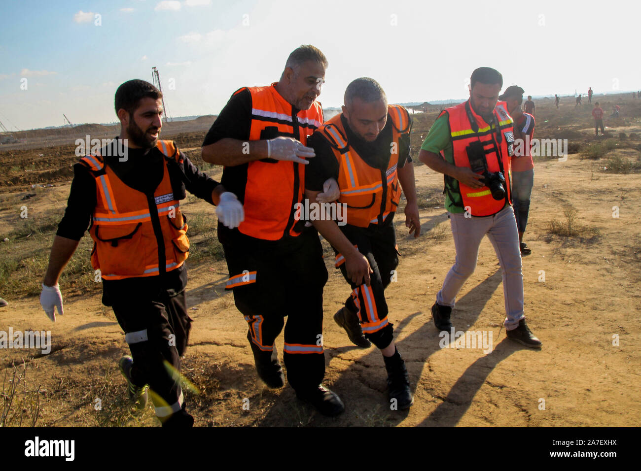 November 1, 2019: Gaza, Palestine. 01 November 2019. Palestinian ...