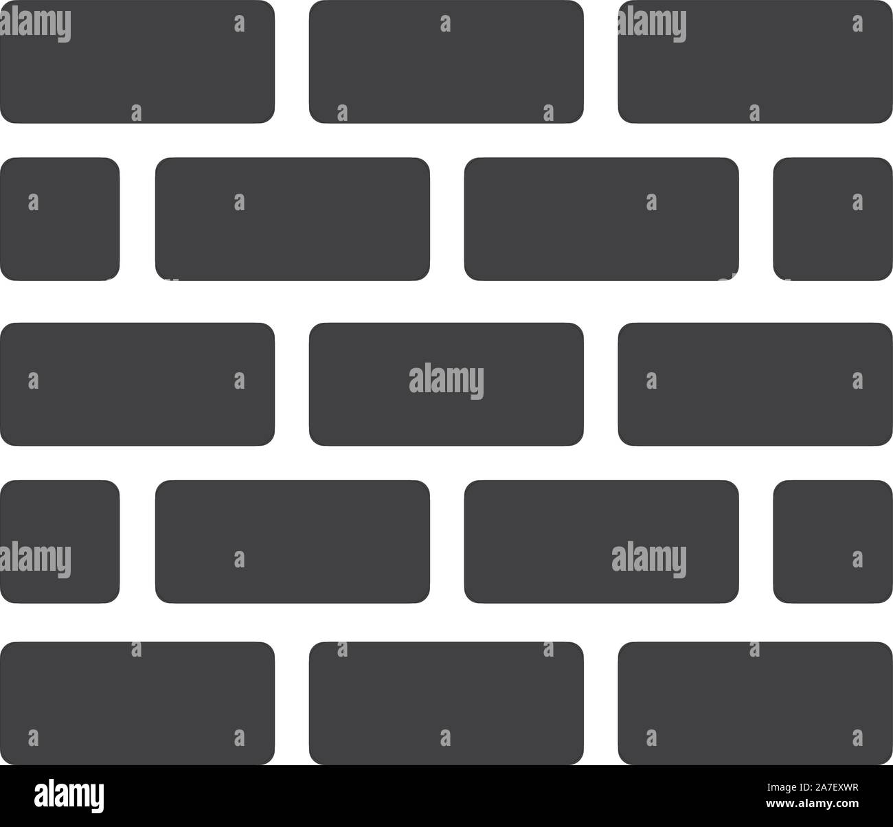 Wall icon on white background. flat style. Wall icon for your web site ...