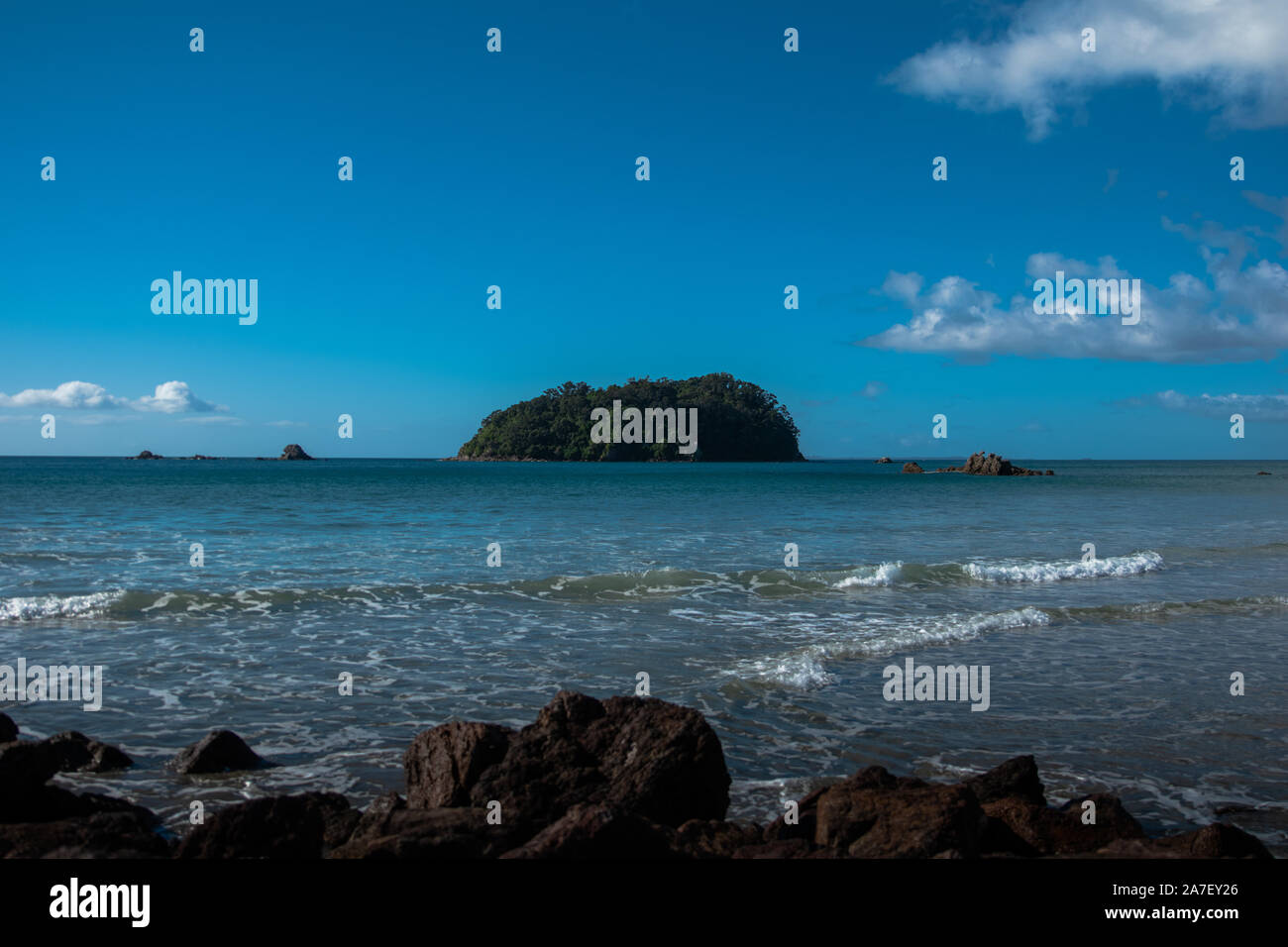 Mount Manganui Beach, New Zealand Stock Photo - Alamy