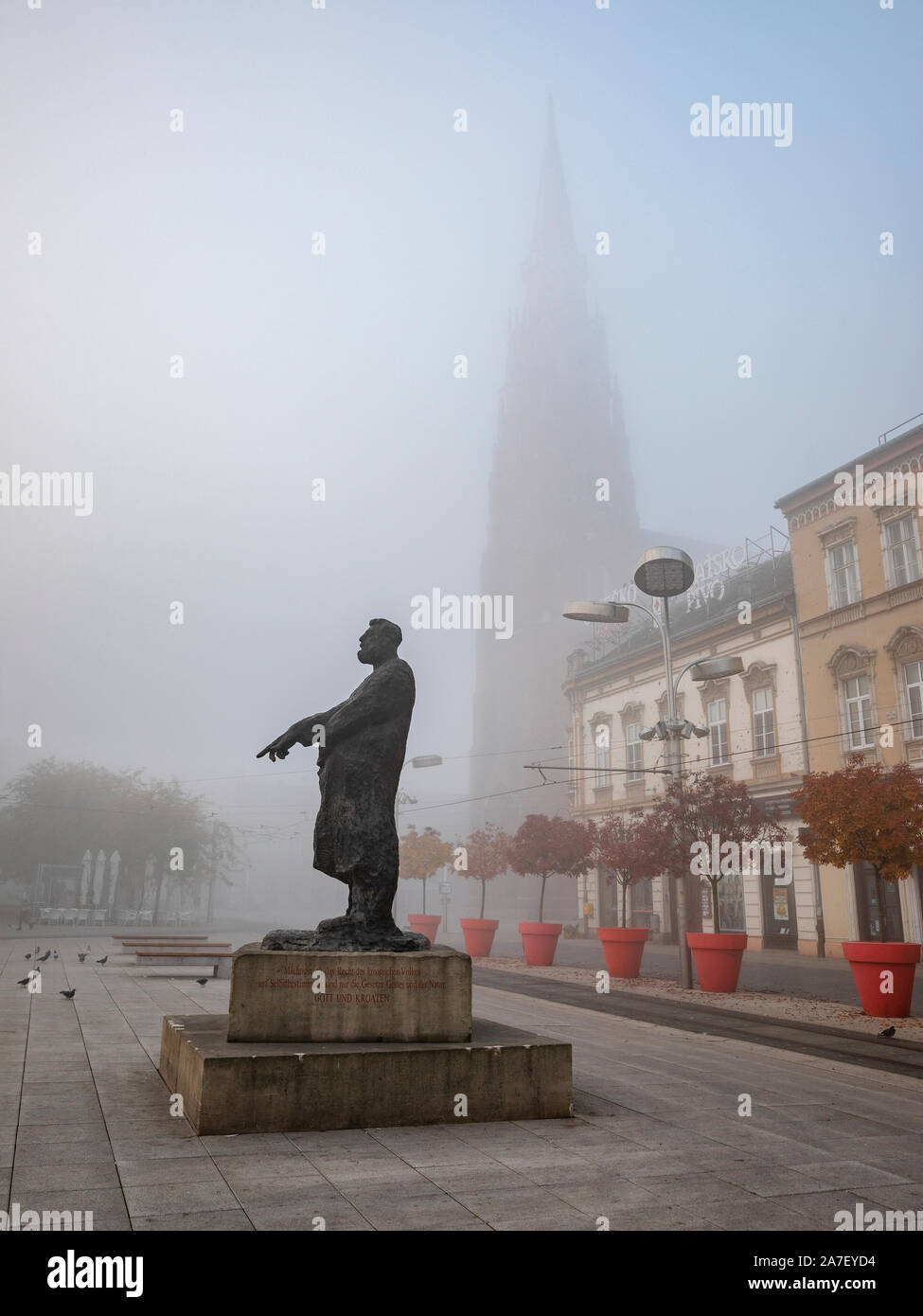 Ante starcevic square in croatia osijek hi-res stock photography and ...