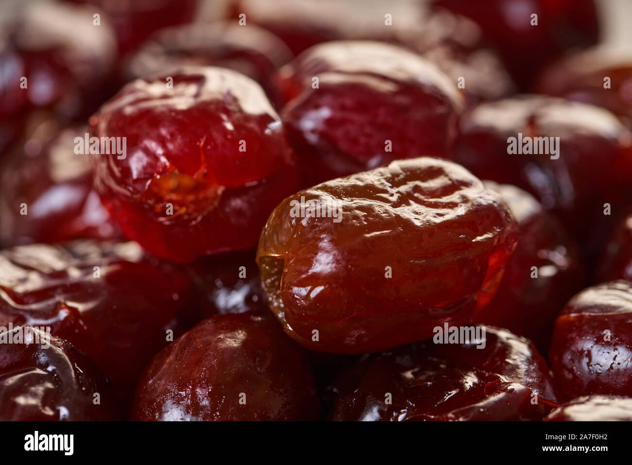 food background from the texture of dates, dry fruits close-up Stock ...