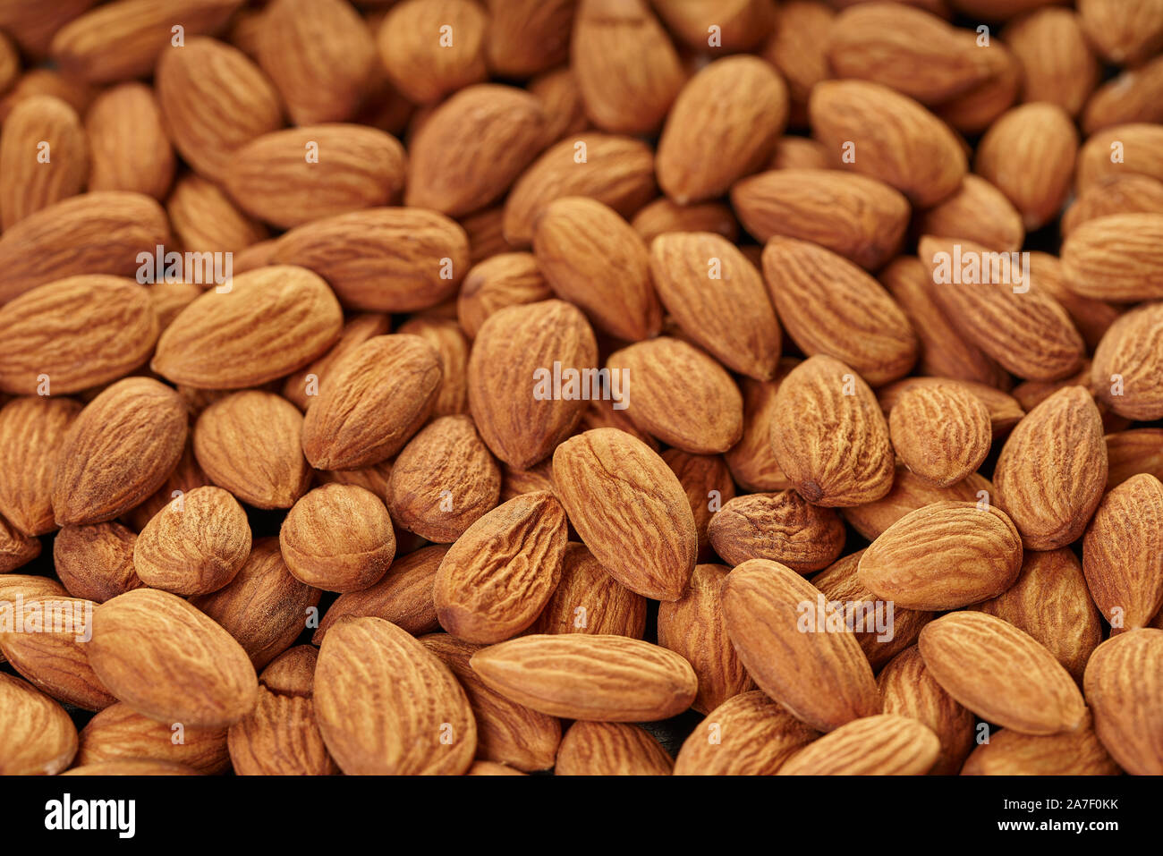 food background from almond nut texture closeup Stock Photo - Alamy