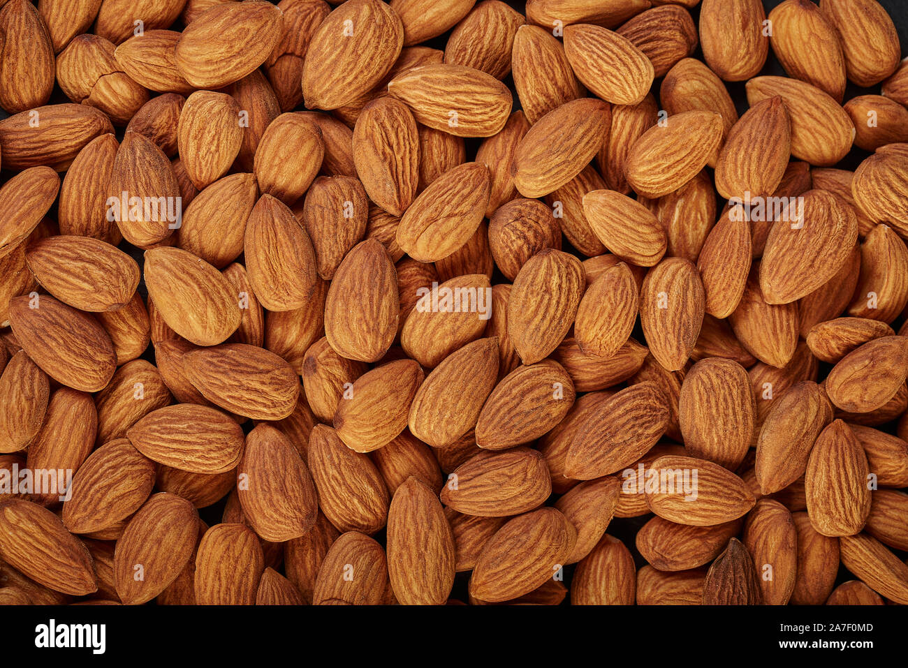 food background from almond nut texture closeup Stock Photo - Alamy