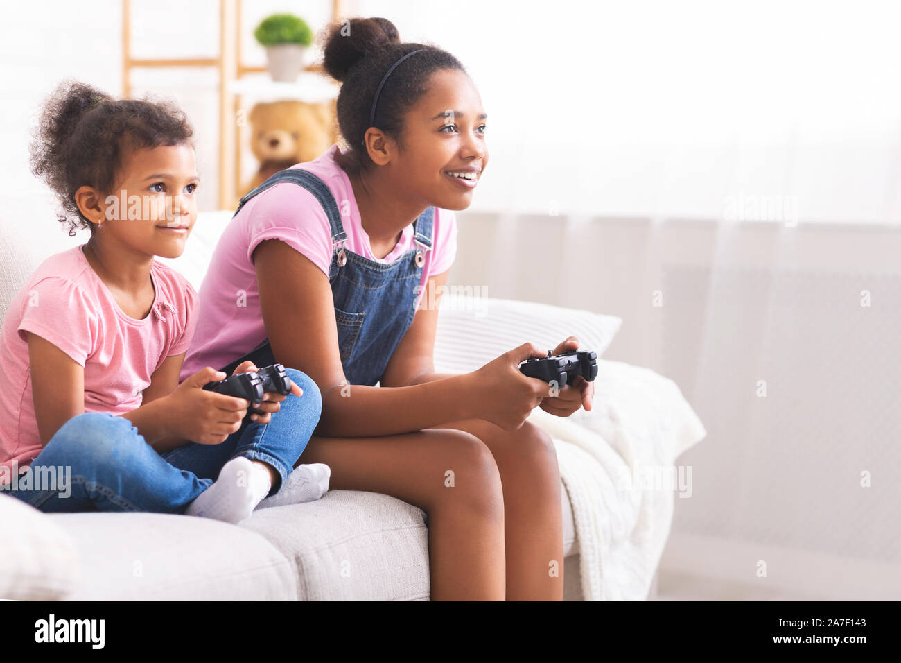 Black Kids Playing Video Games