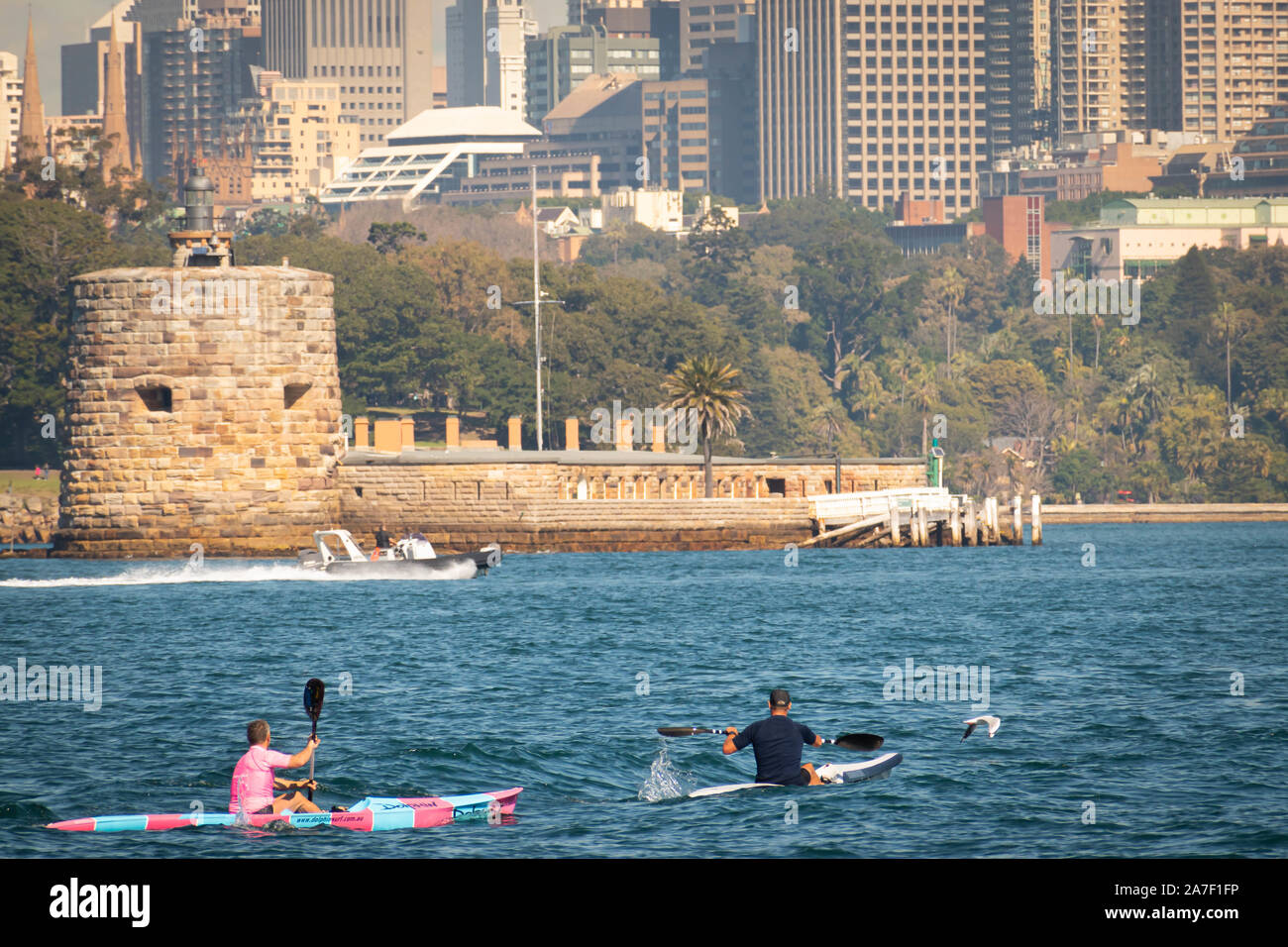 People enjoying watersport Stock Photo - Alamy
