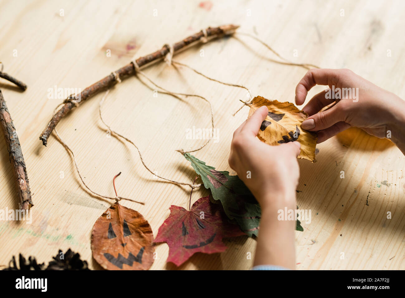 Nature table craft hi-res stock photography and images - Alamy