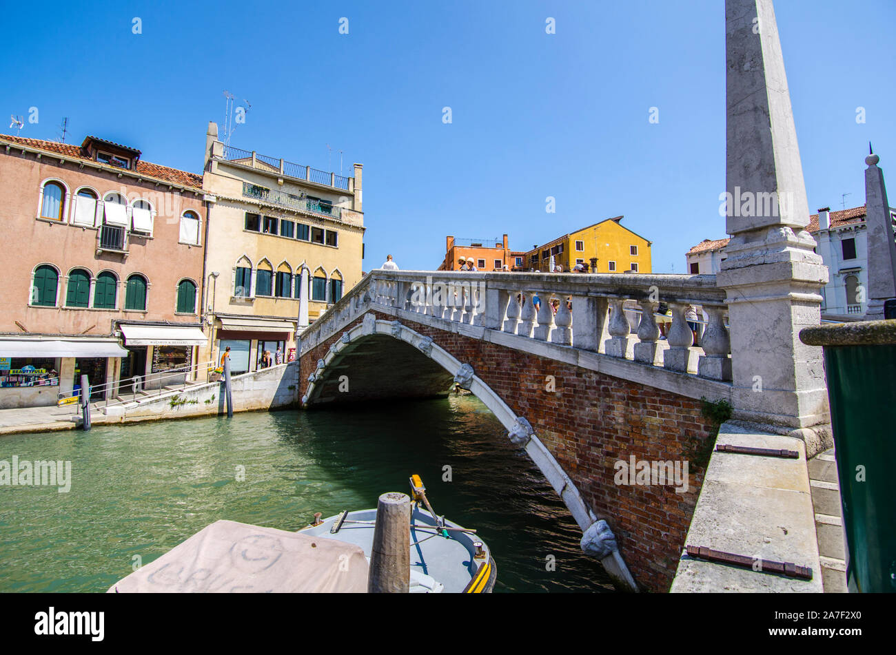 Bridge in Island Venice Italy – I ponti dell’isola di Venezia Stock ...