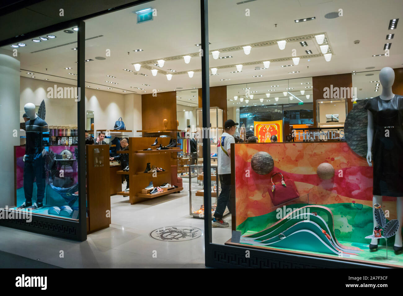 Hermes paris store interior hi-res stock photography and images - Alamy