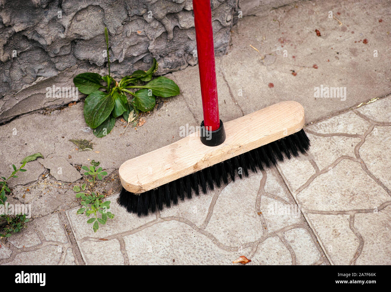 Standing broom hi-res stock photography and images - Alamy
