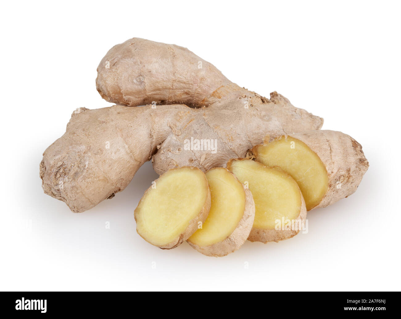 Ginger isolated on white background with clipping path Stock Photo - Alamy