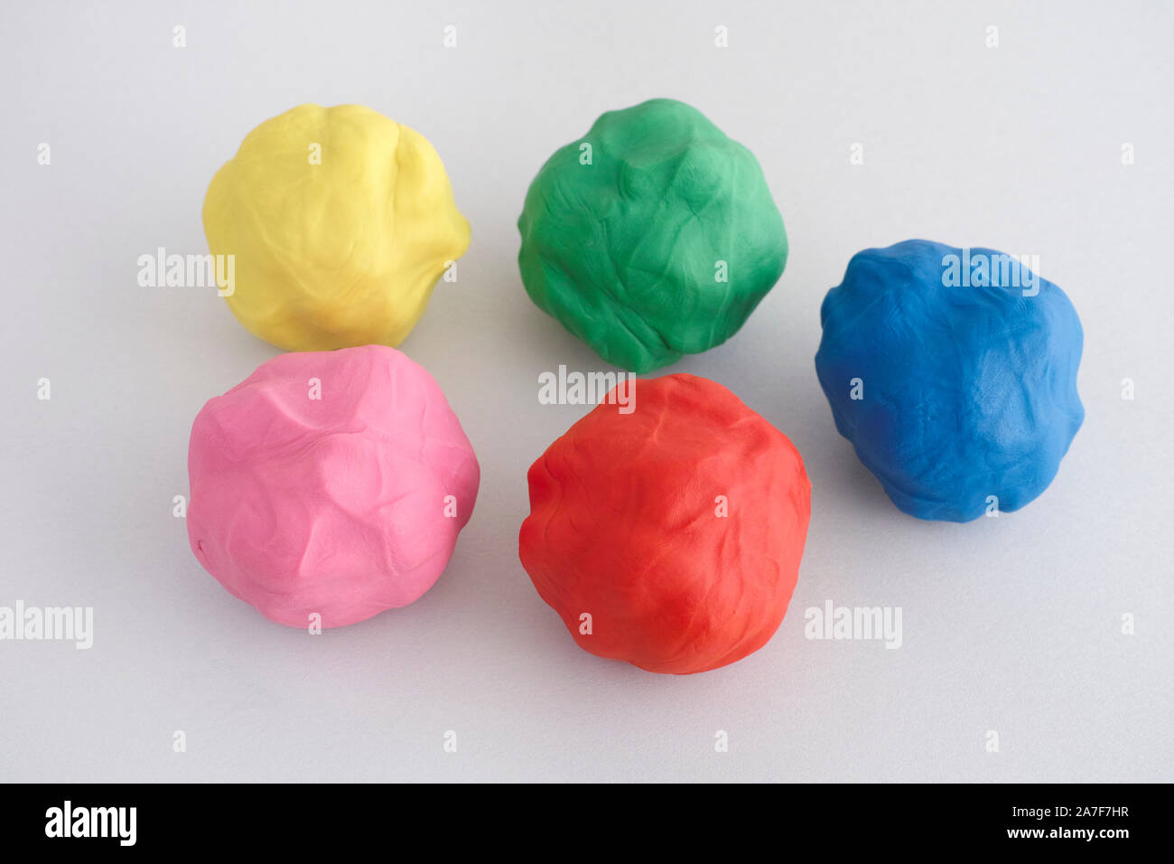 Colorful moulds of plasticine. Close up Stock Photo - Alamy