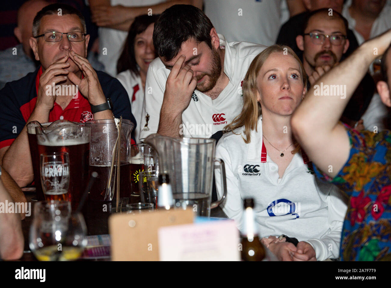 Screening rugby world cup final merchants inn hi-res stock photography ...