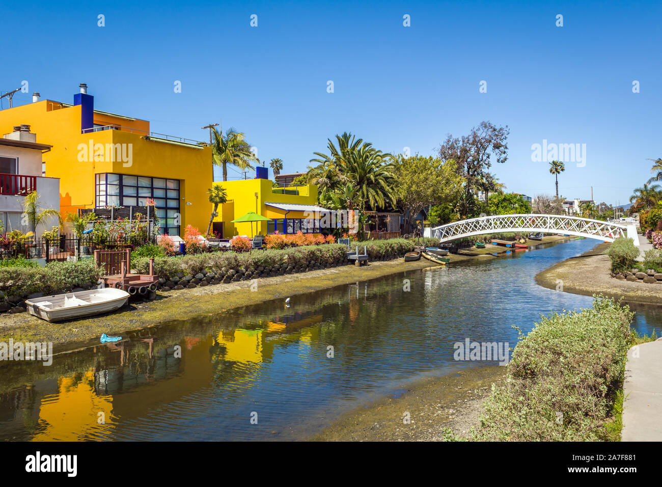 Venice Canal Historic District. Venice Canals in Southern California in ...