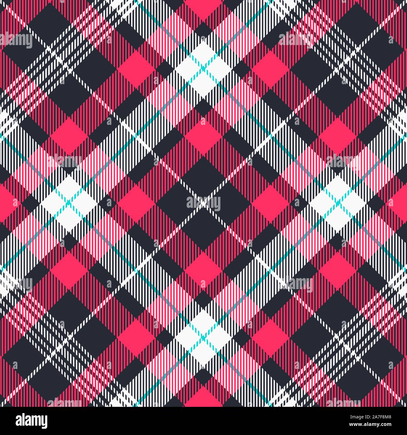 Checkered red fabric textile Stock Vector Images - Alamy