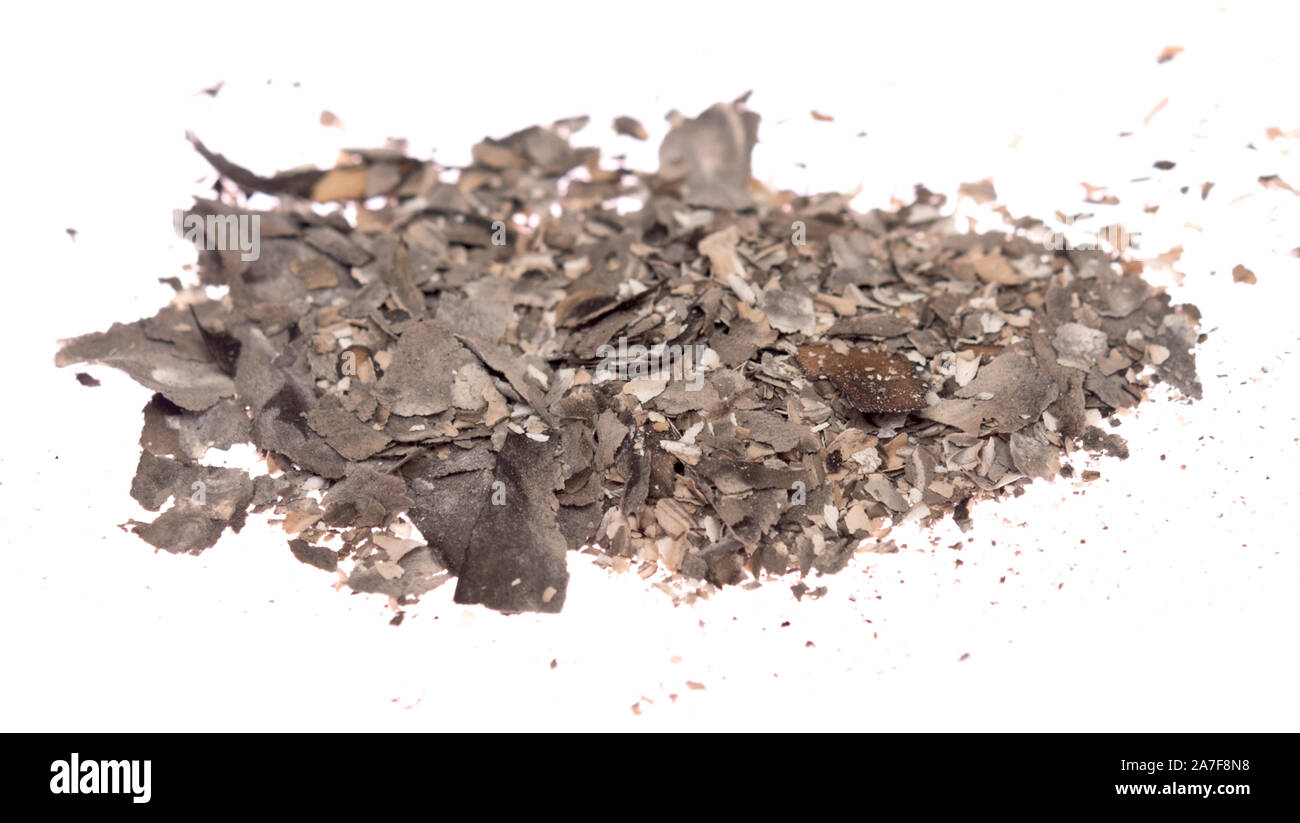 Ash isolated on white background Stock Photo - Alamy