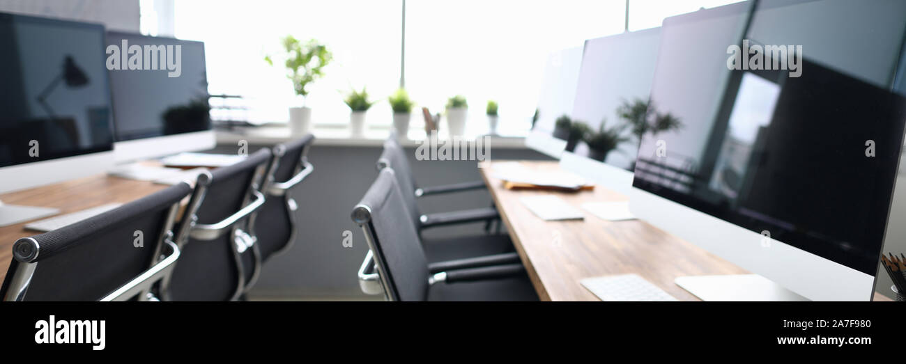 Computer class learning informatics background Stock Photo - Alamy