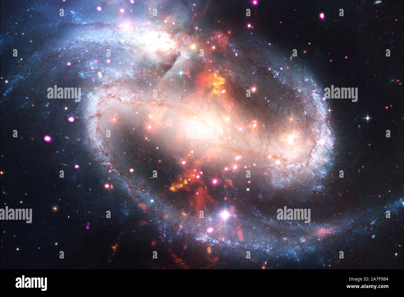 Nebula, starfield, cluster of stars in outer space. Beauty of endless ...