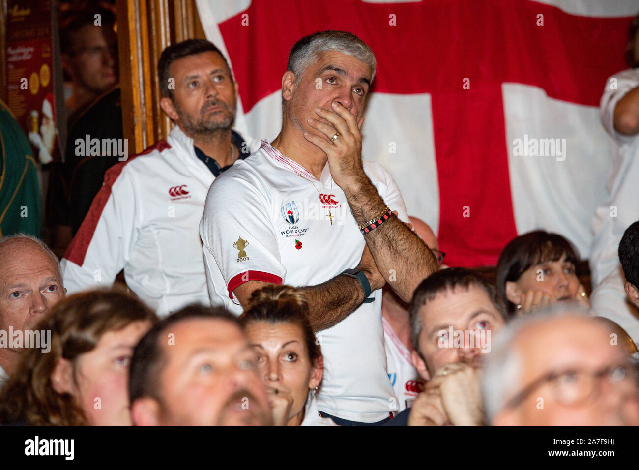 Screening rugby world cup final merchants inn hi-res stock photography ...