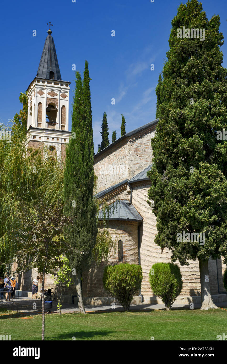 Georgia: Bodbe monastery and New Bodbe cathedral Stock Photo - Alamy