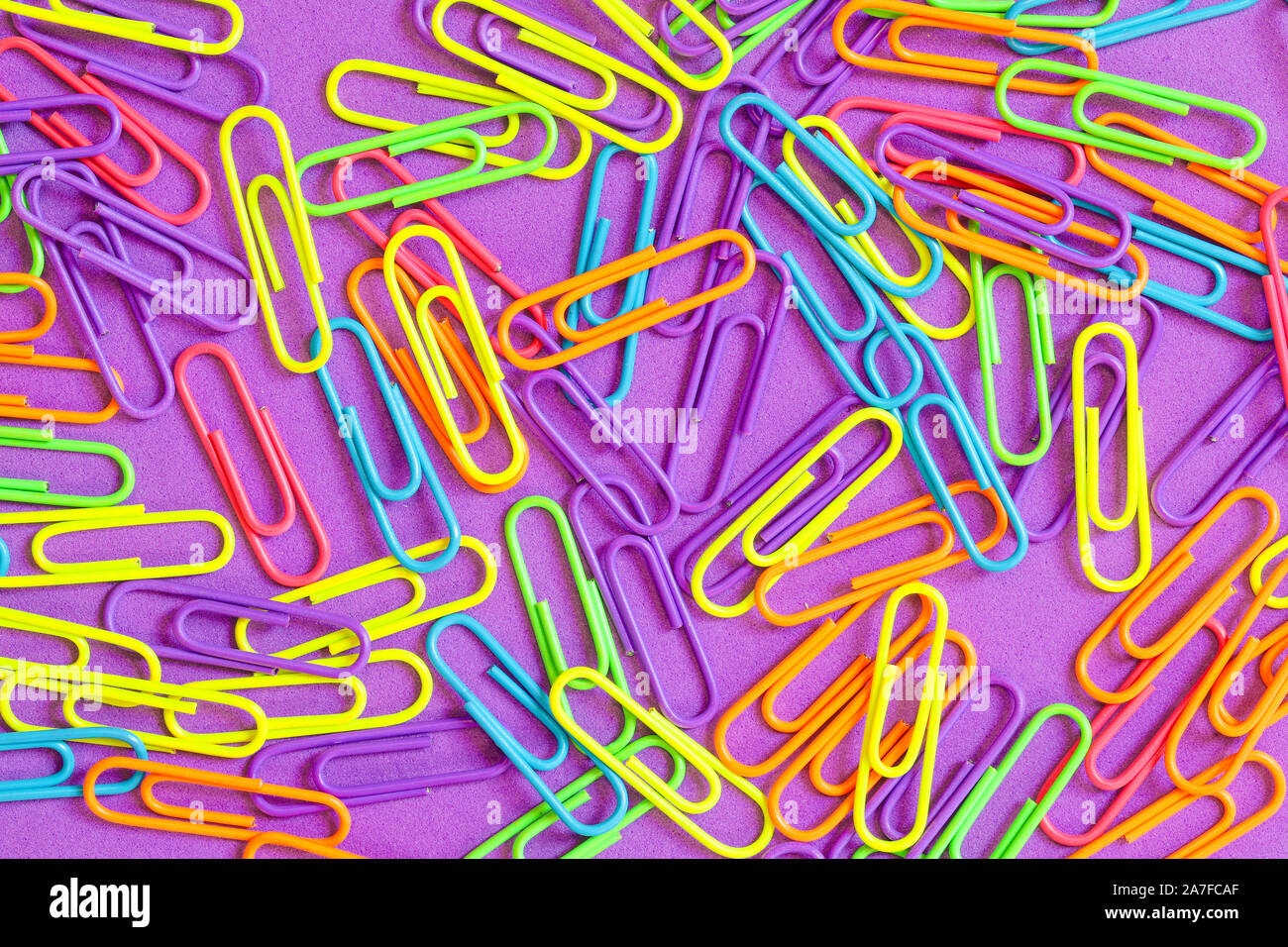 Purple Paperclip High Resolution Stock Photography and Images - Alamy