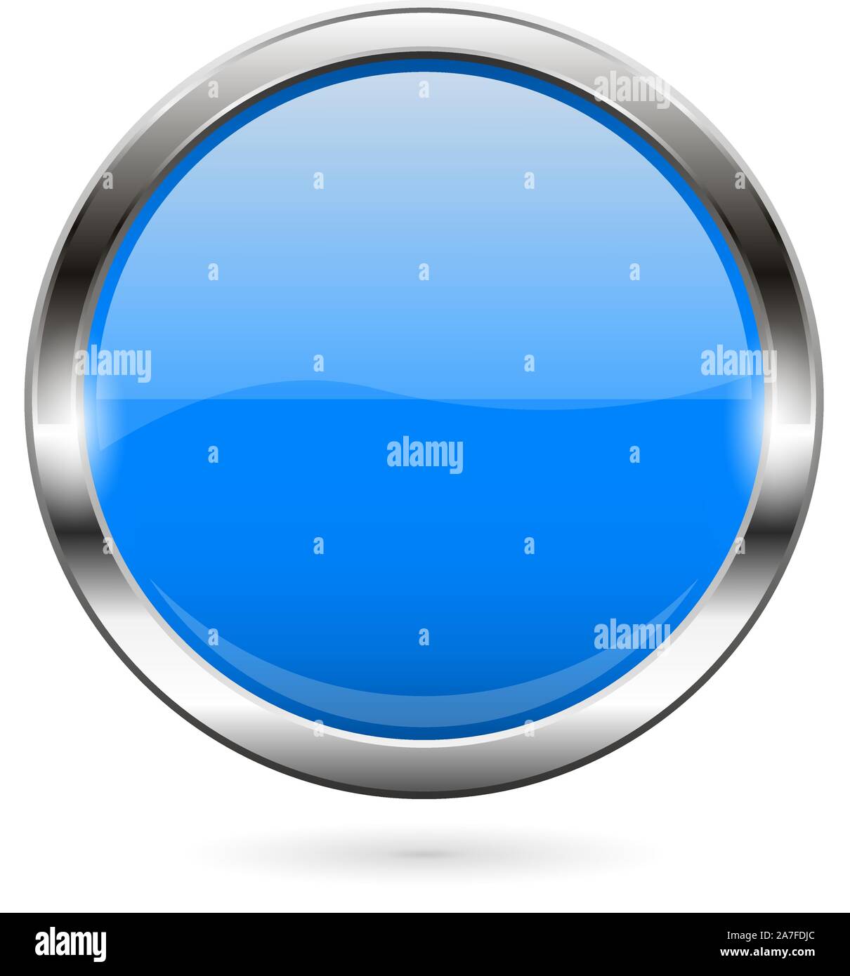 Blue glass button. 3d shiny round icon Stock Vector Image & Art - Alamy Blue glass button. 3d shiny round icon Stock Vector Image & Art - Alamy