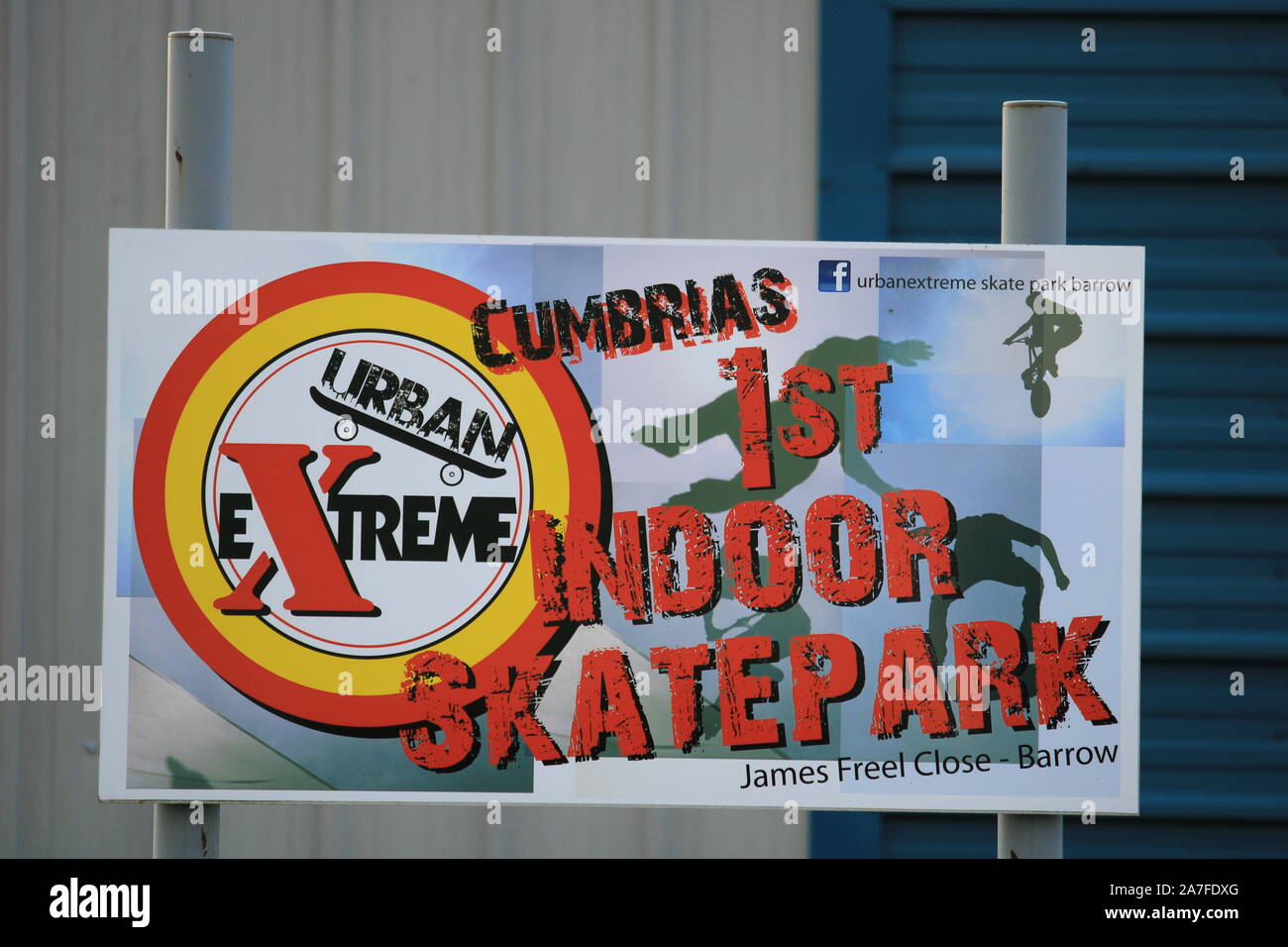 Urban extreme indoor skatepark sign for urban extreme indoor skatepark ...