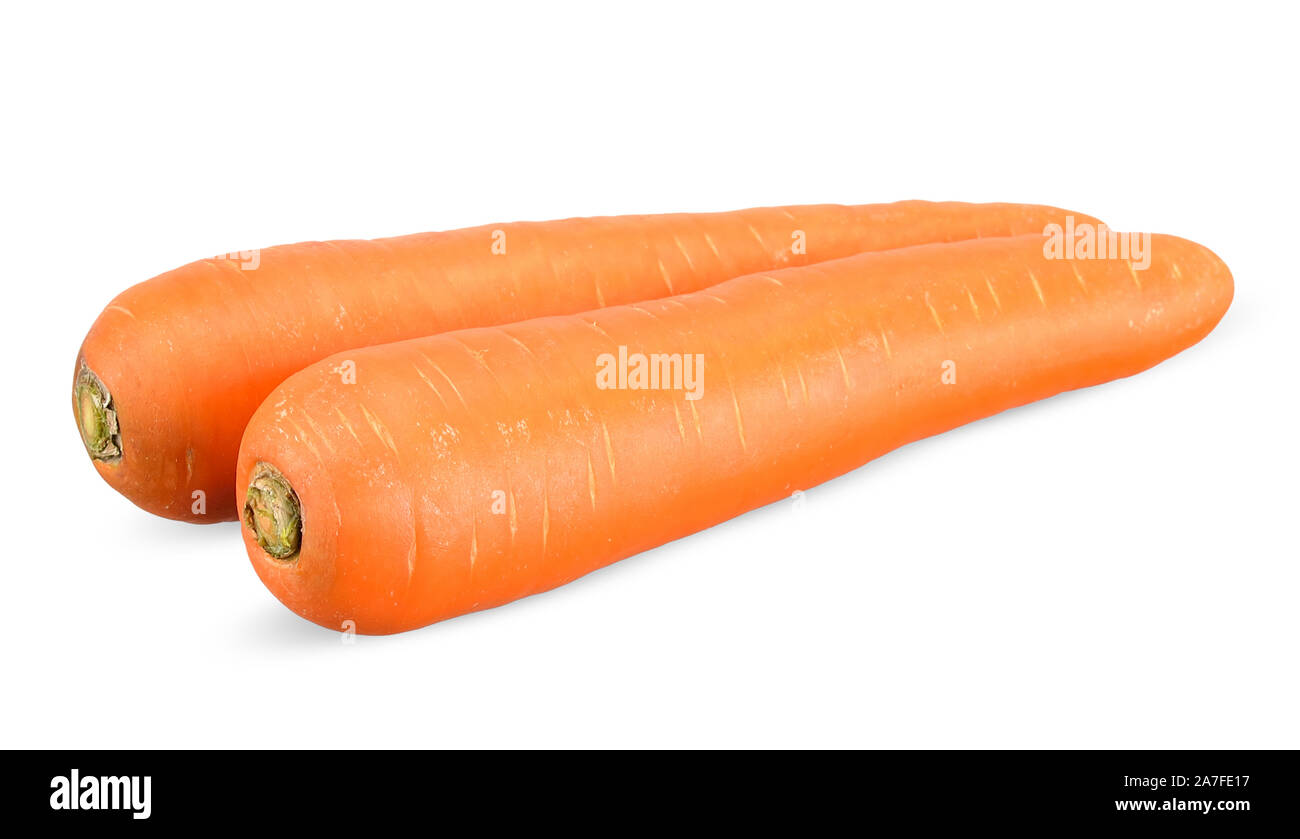 Carrot isolated on white with clipping path Stock Photo - Alamy