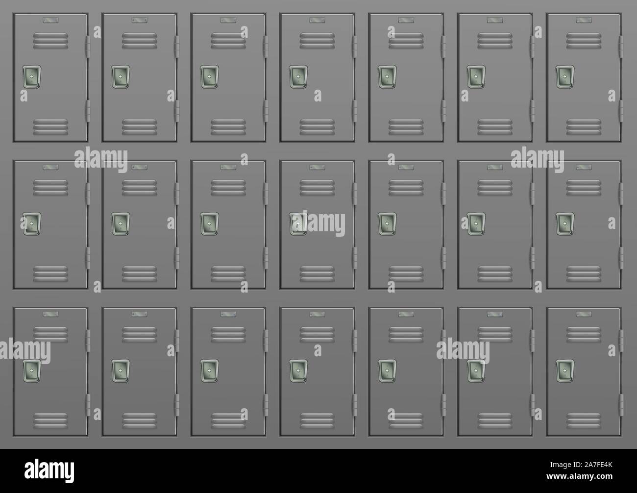 Gray lockers Stock Vector Images - Alamy