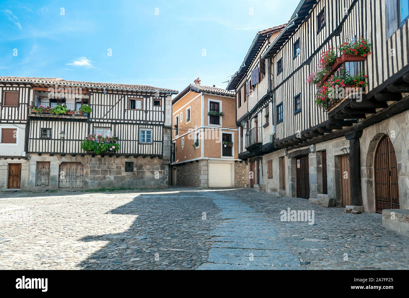 Village of La Alberca in Spain Stock Photo - Alamy