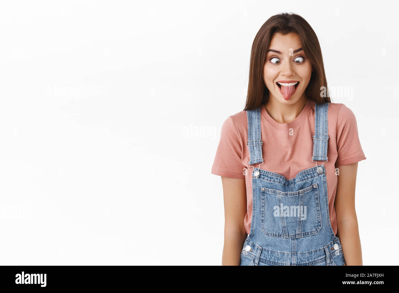 Squinting girl hi-res stock photography and images - Alamy