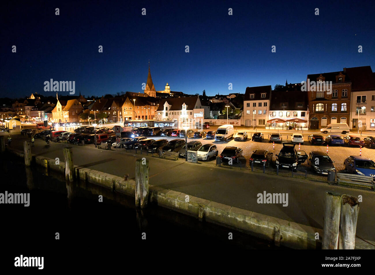 Flensburg, Germany. 29th Oct, 2019. View of the ship bridge in ...