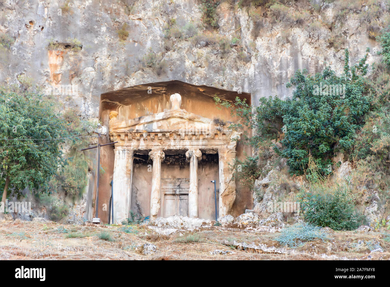 Famous rock tombs of turkey hi-res stock photography and images - Alamy