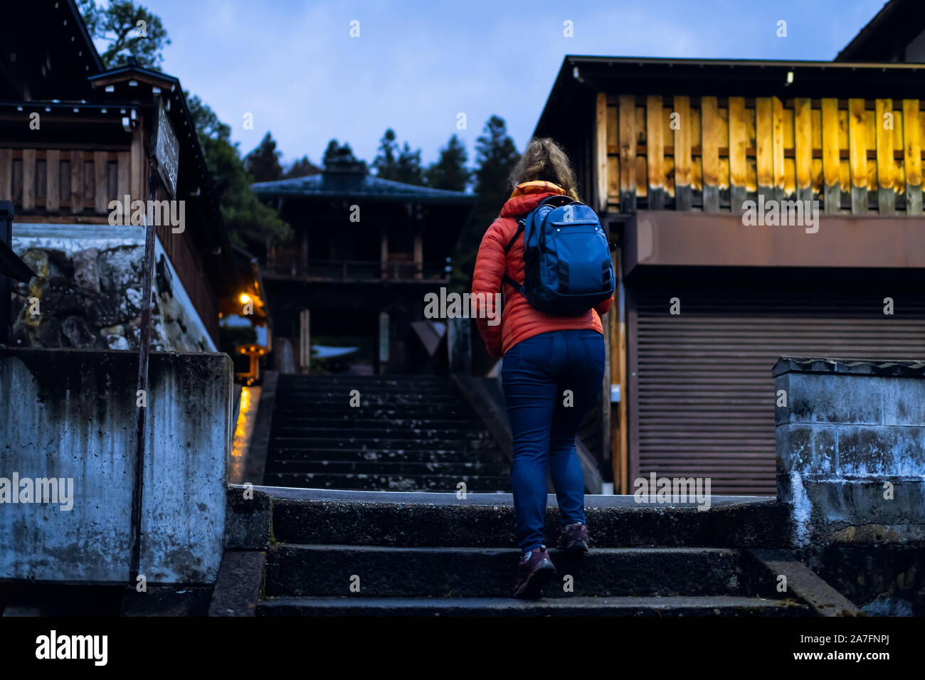 Takayama, Japan Higashiyama walking course for shrines in Gifu ...