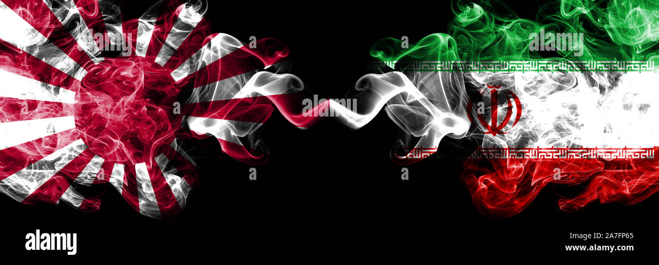 Japan rising sun naval vs Iran, Iranian smoky mystic states flags ...