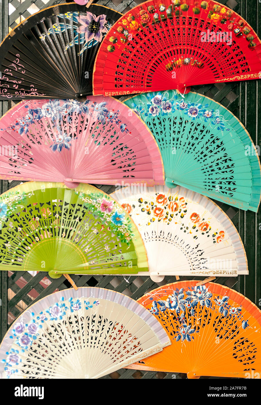 Andalusia flamenco fans hi-res stock photography and images - Alamy
