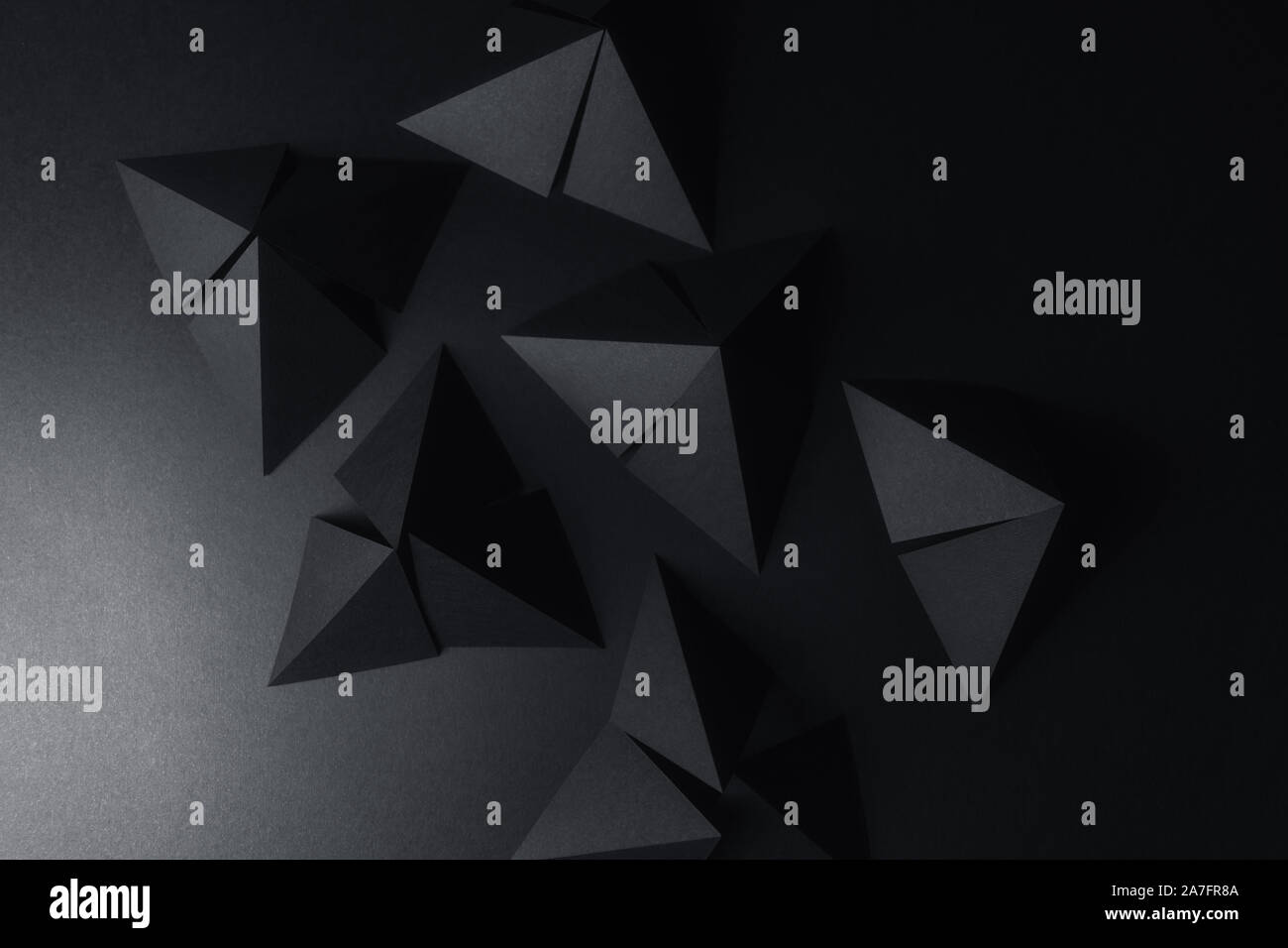 Dark abstract 3d shapes hi-res stock photography and images - Alamy