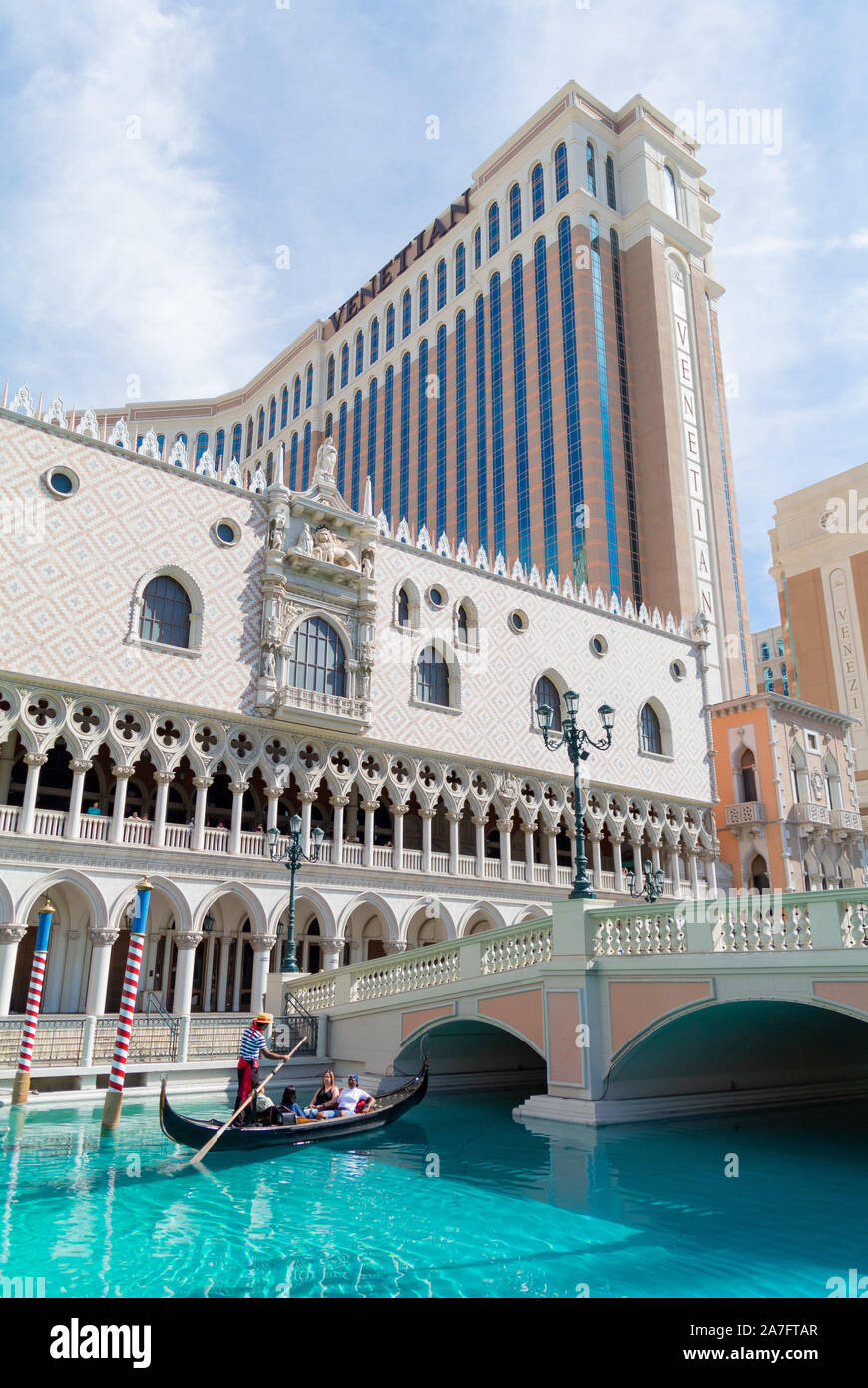 The venetian hotel in strip area, las vegas, nevada, united states of ...