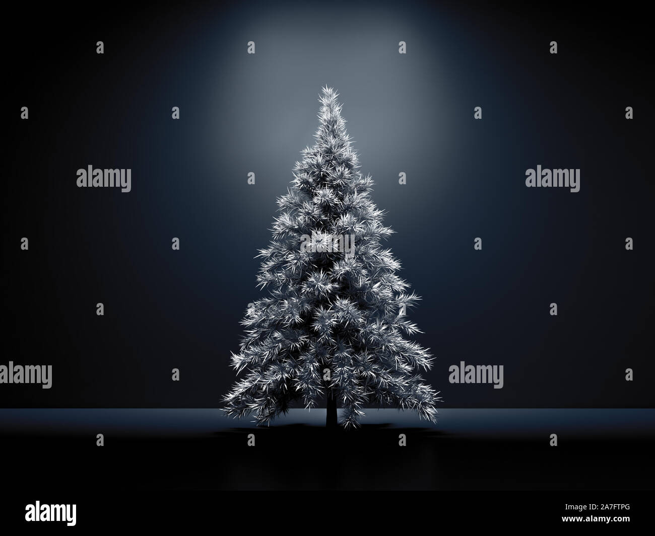 Room interior christmas holiday fir tree background.3d rendering 3d ...